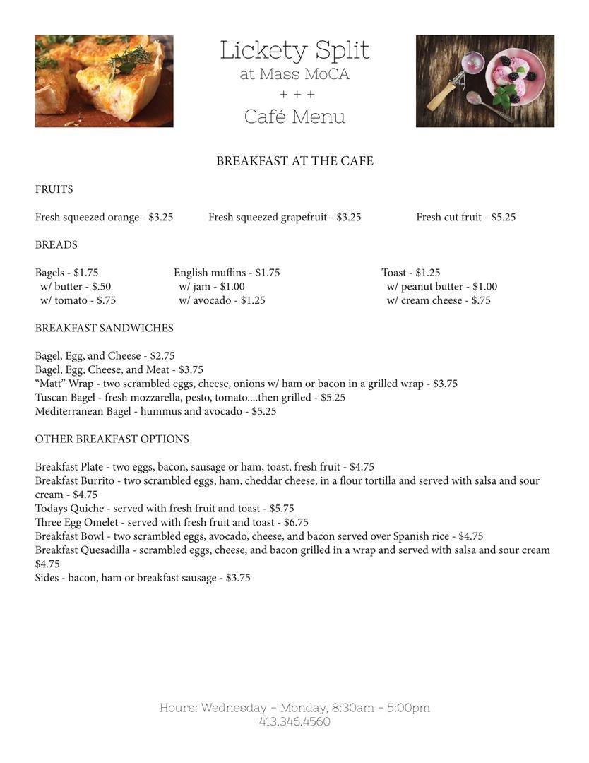 BerkshireMenus.com - Lickety Split