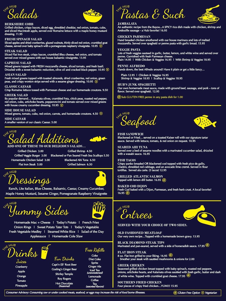 BerkshireMenus.com - The Hub